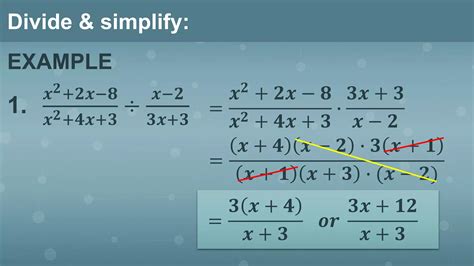Multiplying Dividing Rational Algebraic Expressions PPT