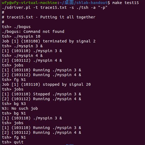 csapp shell lab 实验代码 16个test csapp shell lab实验代码 csdn博客