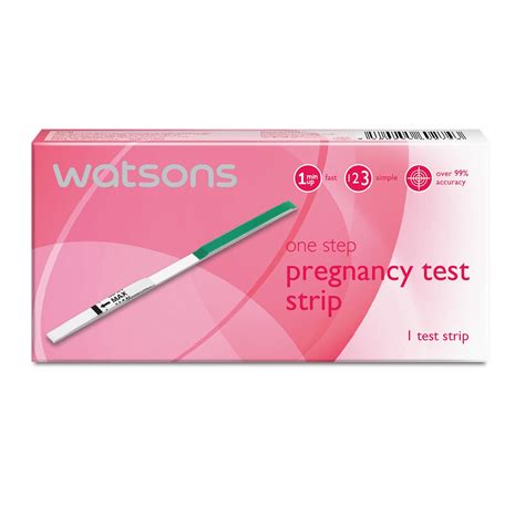 Watsons Pregnancy Test Strips 1s Watsons Philippines