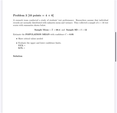 solved problem 3 10 points 4 6] a research team conducted