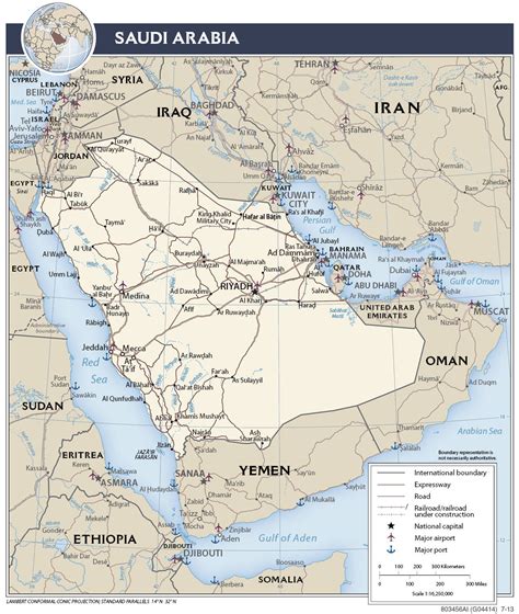 Arabia Saudyjska Worldmappl