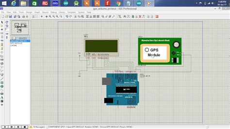 How To Interfacing Gps Module To The Ardunio Uno And Lcd Display Youtube