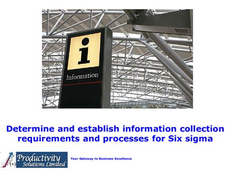 PPT PSL Information Collection For Six Sigma Using DMAIC 96 Slide
