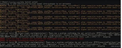 python之使用pip安装三方库error could not find a version that satisfies the requirement ＜package＞ from