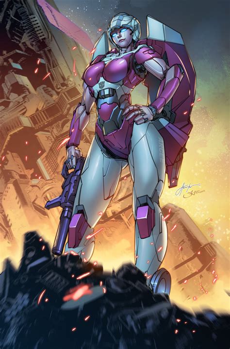 Artstation Autobot Arcee Colors