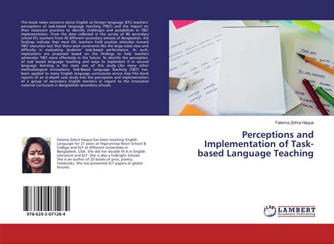 perceptions and implementation of task based language teaching 978 620 2 07128 4 6202071281
