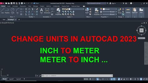 How To Change Units In Autocad 2023 YouTube