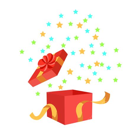 Caja De Regalo Abierto Png Caja De Regalo Abierta Rojo Caja De Regalo Png Y Psd Para