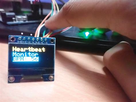 Heartbeat Sensor Using Arduino Circuit Diagram