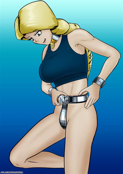 Rule 34 Blonde Hair Bracelet Chastity Chastity Belt Chastity Device Collar Female Chastity
