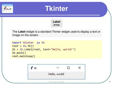 Python Tkinter