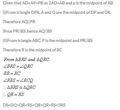 Selina Concise Mathematics Class 9 ICSE Solutions Mid Point And Its