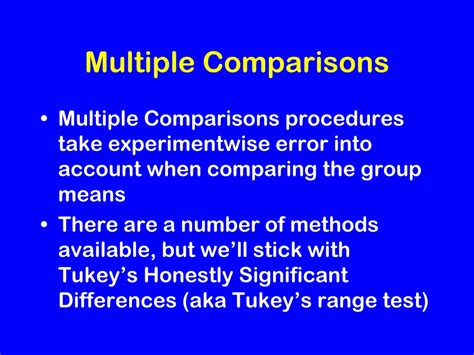 ppt analysis of variance and multiple comparisons powerpoint presentation id 1739163