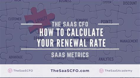 How To Calculate Your Renewal Rate The SaaS CFO