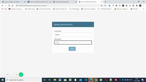 django create superuser youtube