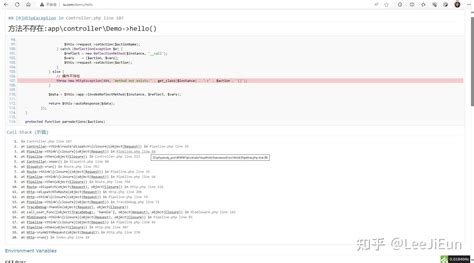 thinkphp6 显示具体错误信息 控制器或方法不存在错误统一处理 知乎