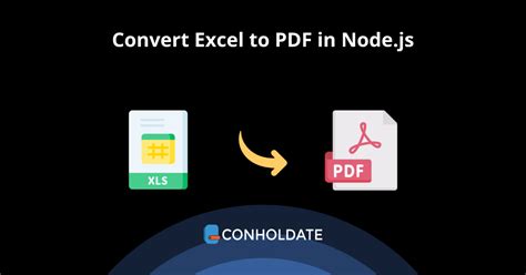 convert excel to pdf in node js