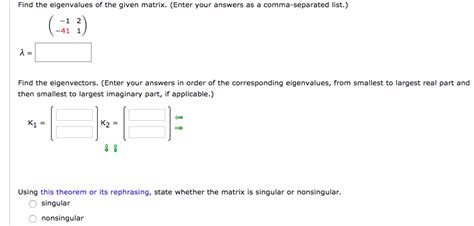 solved determine which of the indicated column vectors are
