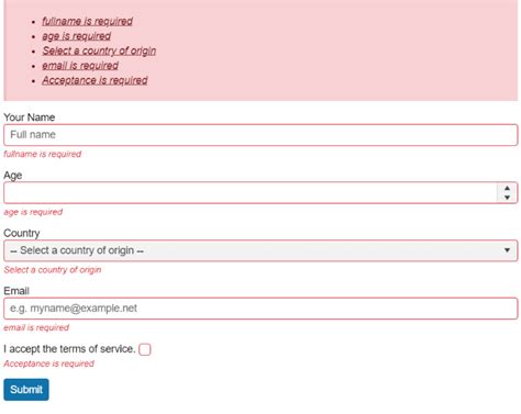 jquery validator documentation validator overview kendo ui for jquery