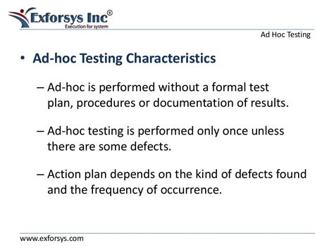 What Is Ad Hoc Testing