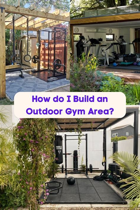 Outdoor Gym Design And Ideas Bluehomediy