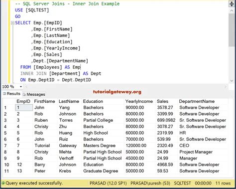sql joins