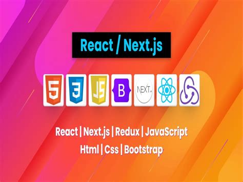 design in react js next js front end developer bootstrap upwork