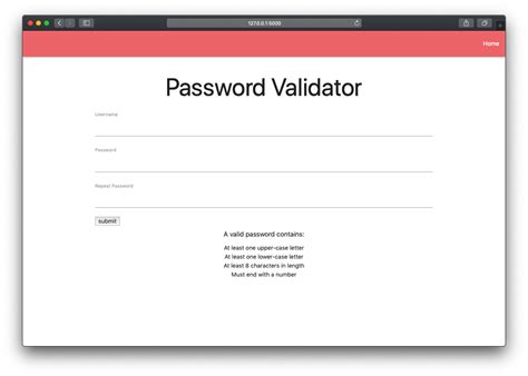 GitHub Cullen S Flask Wtforms Validator Example User Sign Up Page