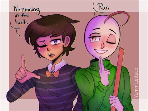 Baldi And Principal Bbieal By Blackemfine On Deviantart