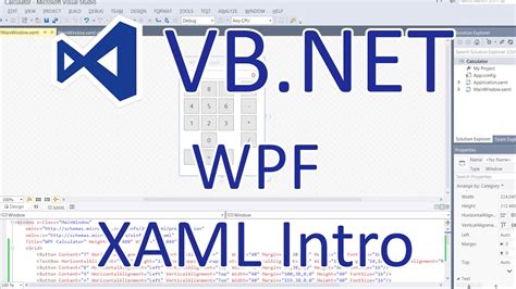VB NET WPF Applications XAML Introduction YouTube