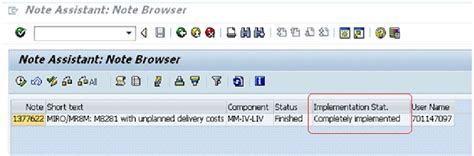 sap basis sap note assistant using transaction snote to apply oss notes