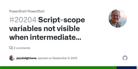 Script Scope Variables Not Visible When Intermediate Caller Is External
