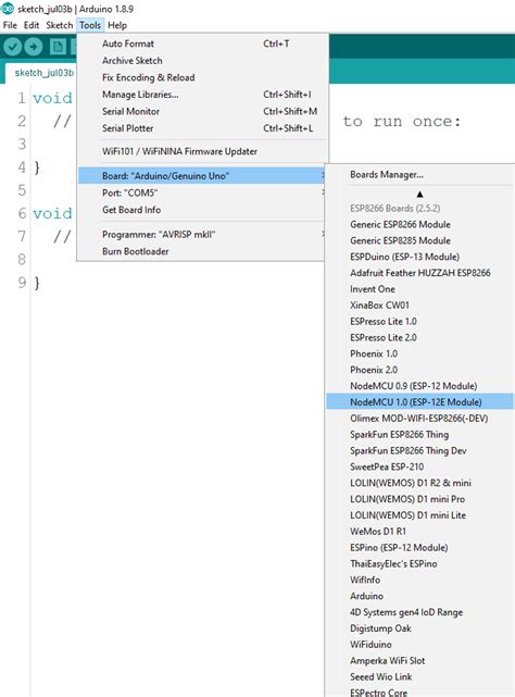 Memulai Pemrograman Nodemcu Esp8266 Menggunakan Arduino Ide Nn Digital Belajar Arduino