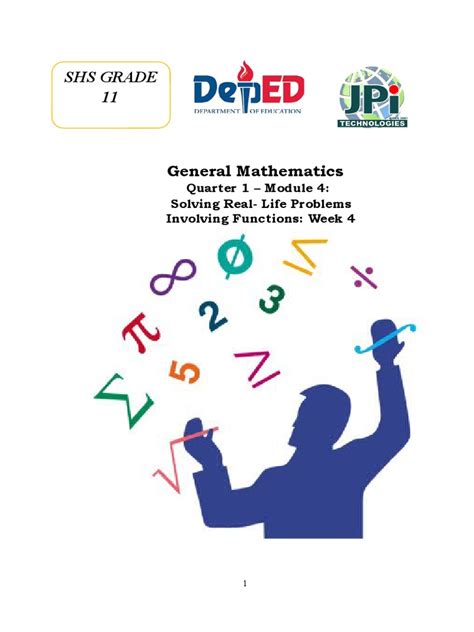 genmath module 4 week 4 download free pdf function mathematics equations