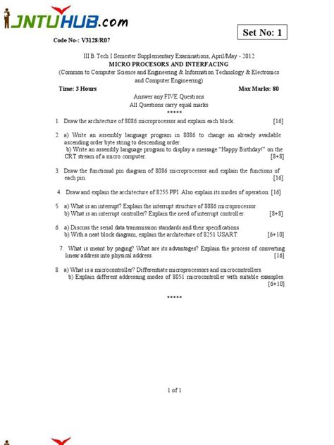 micro processors and interfacing pdf central processing unit microcontroller