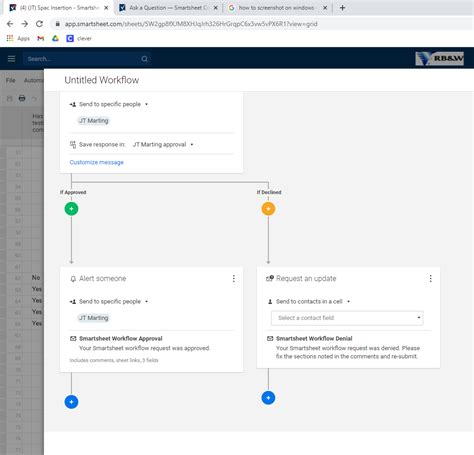 workflow — smartsheet community