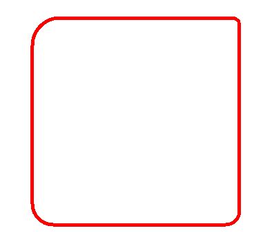 Qt Qml Rectangle With Customized Rounded Borders Stack Overflow