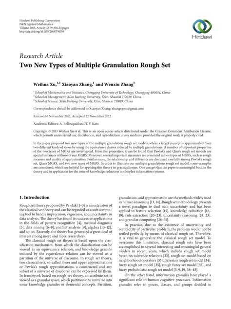 pdf two new types of multiple granulation rough set