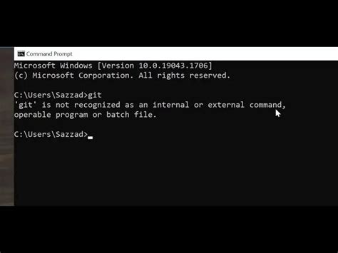 ‘git is not recognized as an internal or external command git error solve by sazzadmahmud
