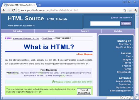 how to print html file to pdf document verypdf knowledge base