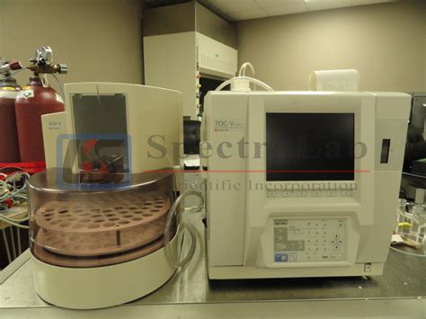 Shimadzu Toc V Csh Total Organic Carbon Analyzer With Asi V Autosampler
