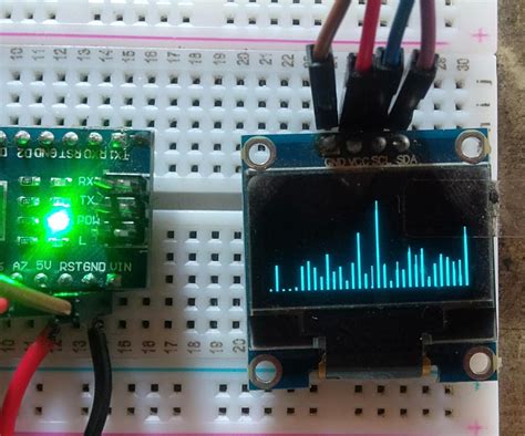 arduino oled spectrum analyzer 6 steps with pictures instructables