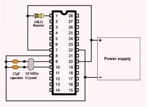 atmega328p microcontroller pinout and features nerdytechy