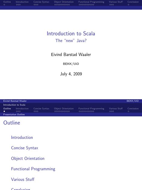 introduction to scala pdf scala programming language method computer programming
