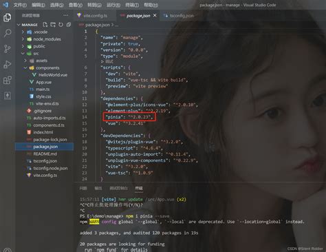 如何在vue3中使用pinia，vue船新版本的状态管理器 vue3pnpm安装pinal csdn博客
