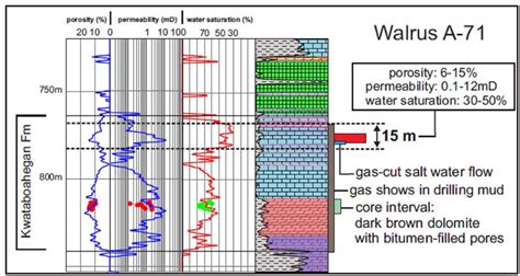 porosity permeability and water saturation interpreted from well logs download scientific