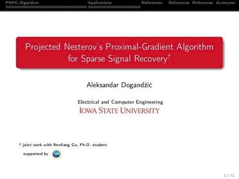 pdf projected nesterov s proximal gradient algorithm for sparse signal recovery dokumen tips