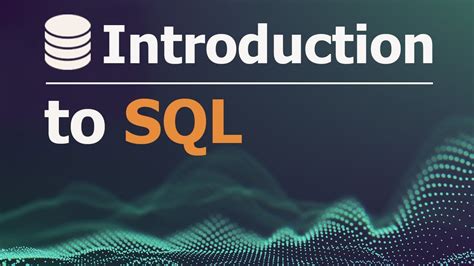 introduction to sql youtube