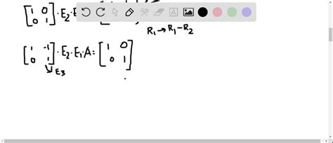 ⏩solved find a sequence of elementary matrices whose product is the… numerade