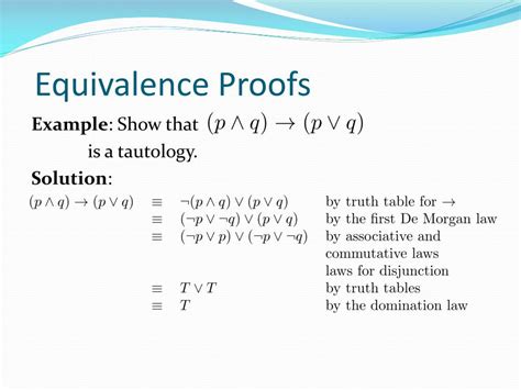 ppt discrete mathematics applications of pl and propositional equivalences powerpoint